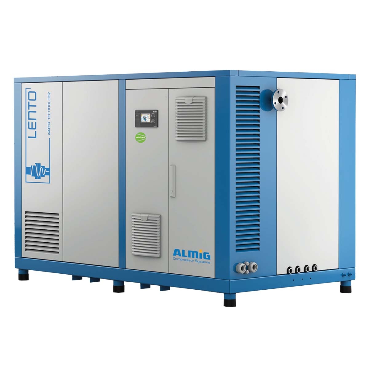 ALMIG ALMiG LENTO Series Oil-free Water Injected Screw Air Compressor ...